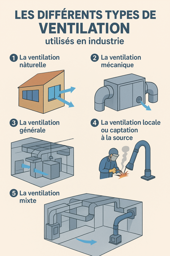 Les différents types de ventilation utilisés en industrie - Fabricant ...